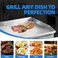 NSF 36" Commercial Countertop Gas Griddle – High-Capacity Cooking with ...