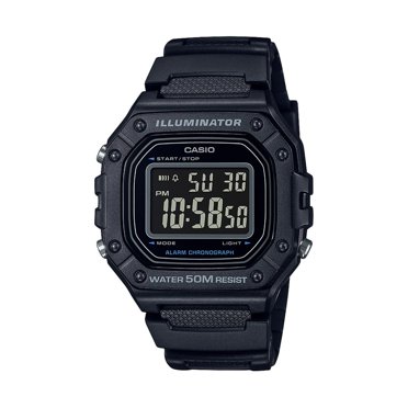 Casio Men's Black Sports Timer Digital Watch WS1600H-1AV - Walmart.com