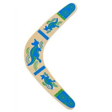 Sturdy Wooden Handcrafted Boomerang, with Flight Instructions, Right ...