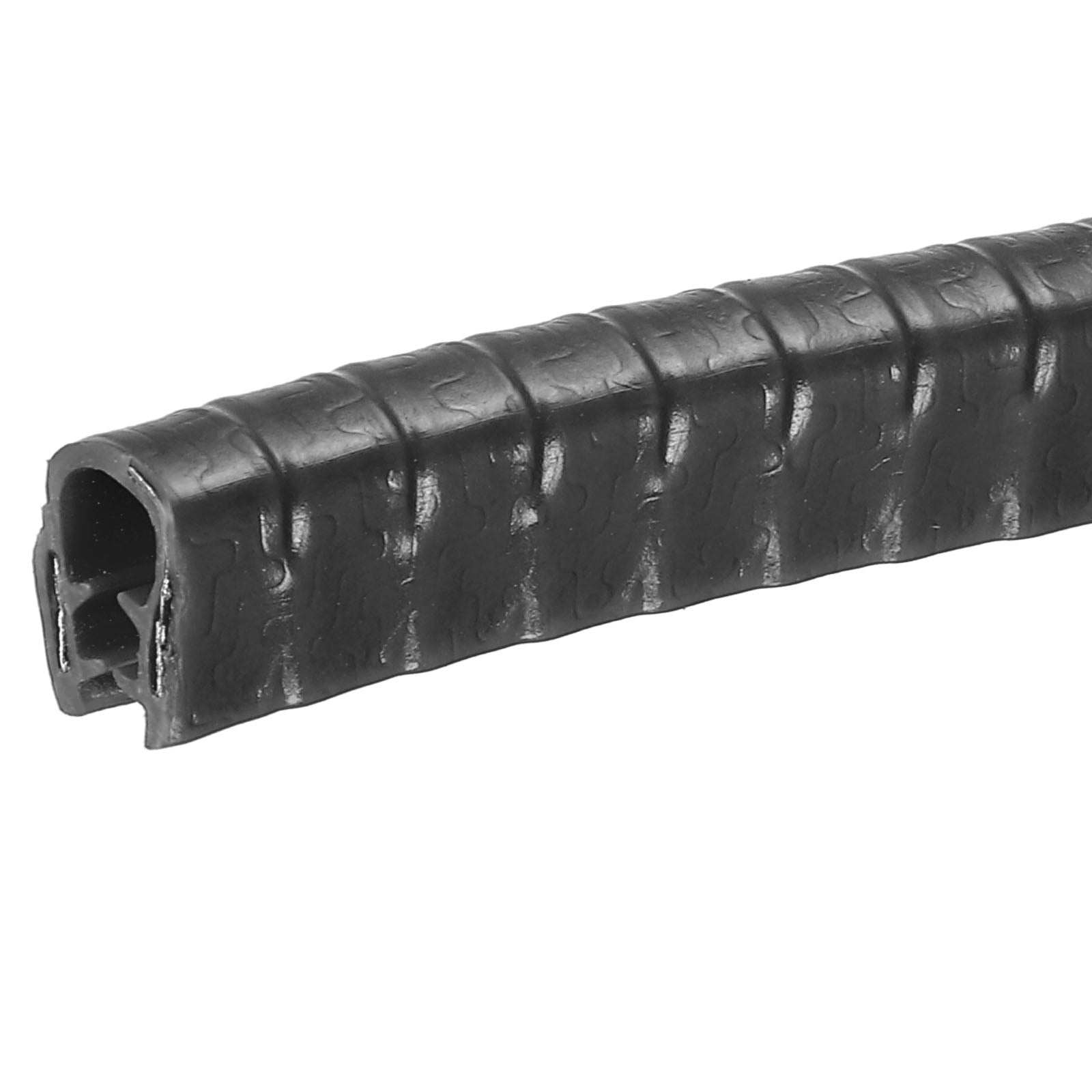Uxcell Black U Shape Rubber Fits 1 to 2.5mm Edge 14.76Ft/4.5Meter Edge ...