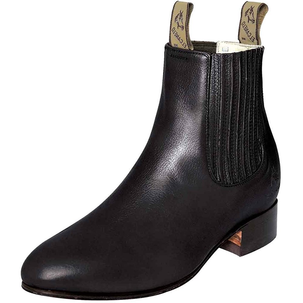 El-Canelo - Botin Charro for Men's Canelo Deer (232) Leather,Anckle ...