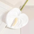 White Anthurium Artificial Branch Real Anthurium Long for Vase Filler ...