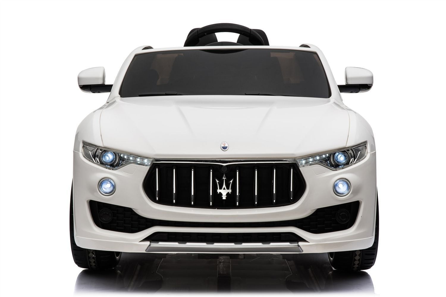 MASERATI LEVANTE-White Color - 12V KIDS ELECTRIC RIDE-ON TOY CAR R/C ...