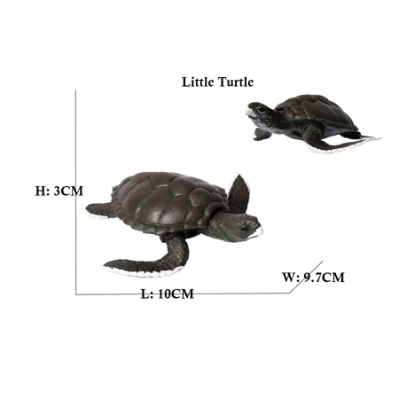 Marine Animals Figure Toy Tortoise Terrapin Sea Turtle Animal Figurines ...