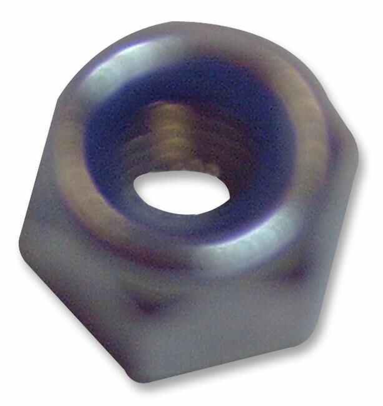 RARAION - M3 BZP Steel Nylon Collared Lock Nuts, 100 Pack - Walmart.com
