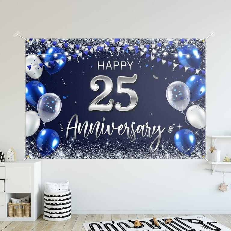 Silver Anniversary Backdrop Ideas