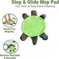 Floor Turtle Foot Mop,Cute Double-Sided Turtle Foot Mops,Turtle-Shaped ...