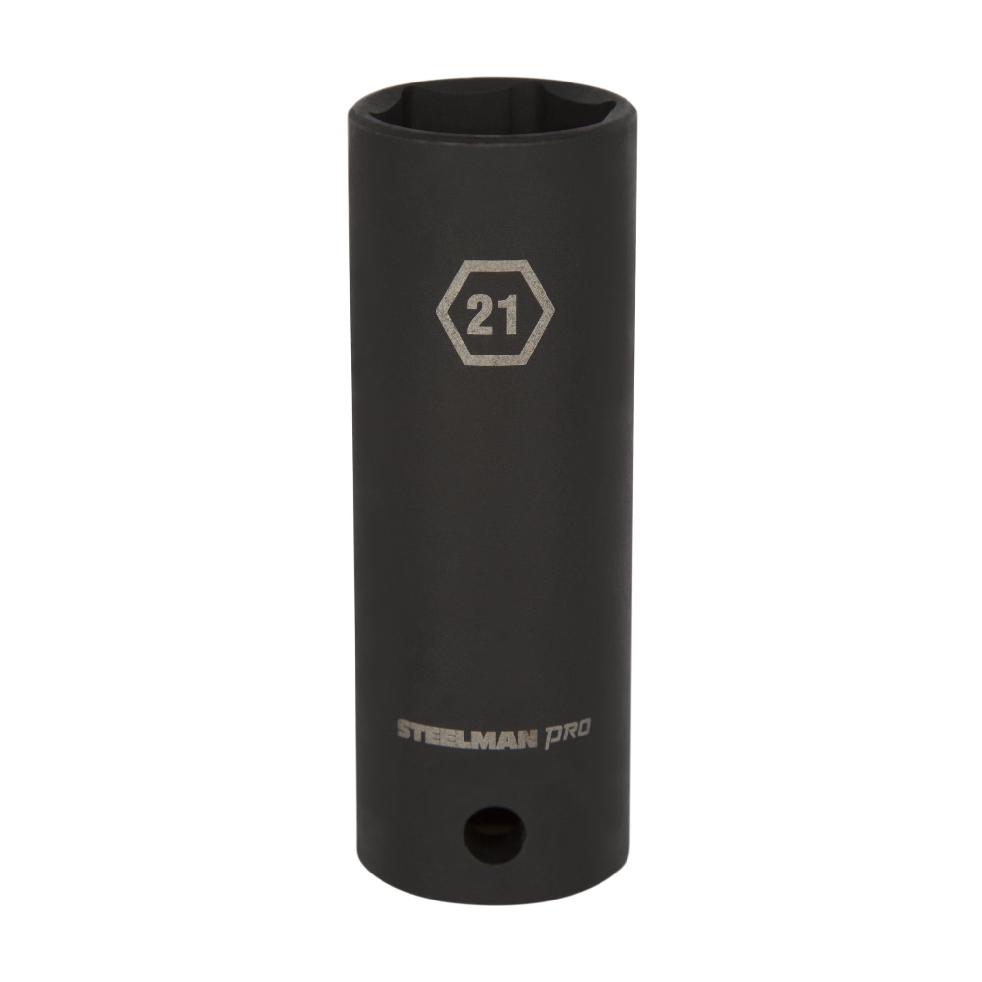 STEELMAN PRO 1/2 in. Drive x 21mm Deep Thin Wall 6-Point Impact Socket, 79405 - Walmart.com