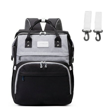 BABARLA Folding Mummy Bag Baby Nappy Pouch Travel toddler Bed Backpack ...