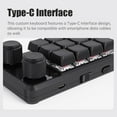 Programming Macro Custom Wired Keyboard RGB 12 Key Copy Paste Button ...