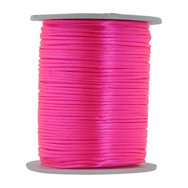Mandala Crafts Satin Rattail Cord String from Nylon for Chinese Knot ...