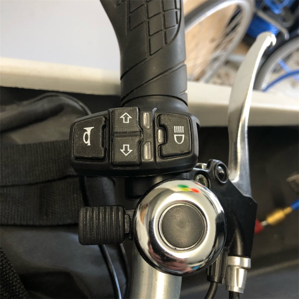 3 in 1 Electric Bike HeadLight Horn Turn Light Switch 12V 24V 36V 48V ...