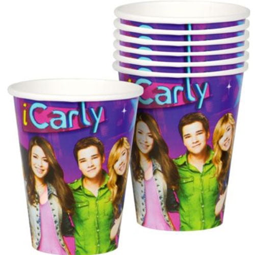 Cups - iCarly - 9oz Paper - 8ct - Walmart.com