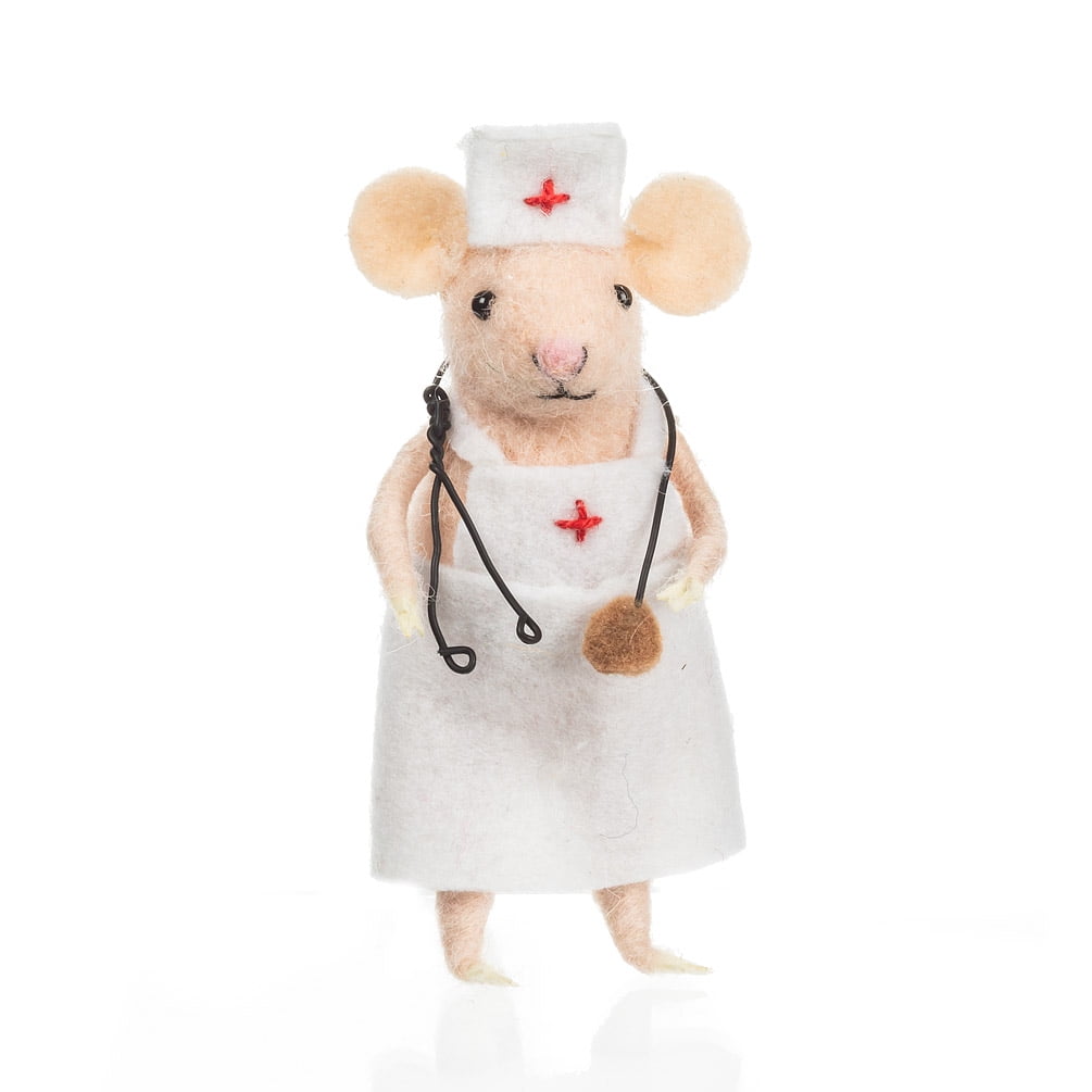 Set of 2 Nurse Mouse in Apron - Walmart.com