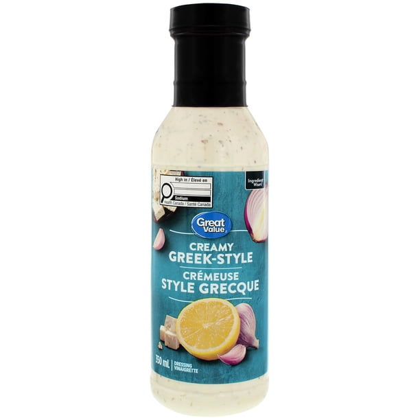 Great Value Creamy Greek-Style Dressing, 350 mL - Walmart.ca