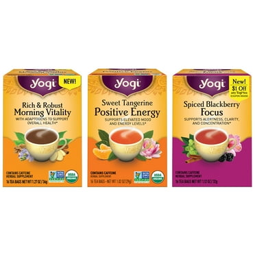 YOGI TEA SAMPLER 24 FLAVORS (72 TEA BAGS) - Walmart.com