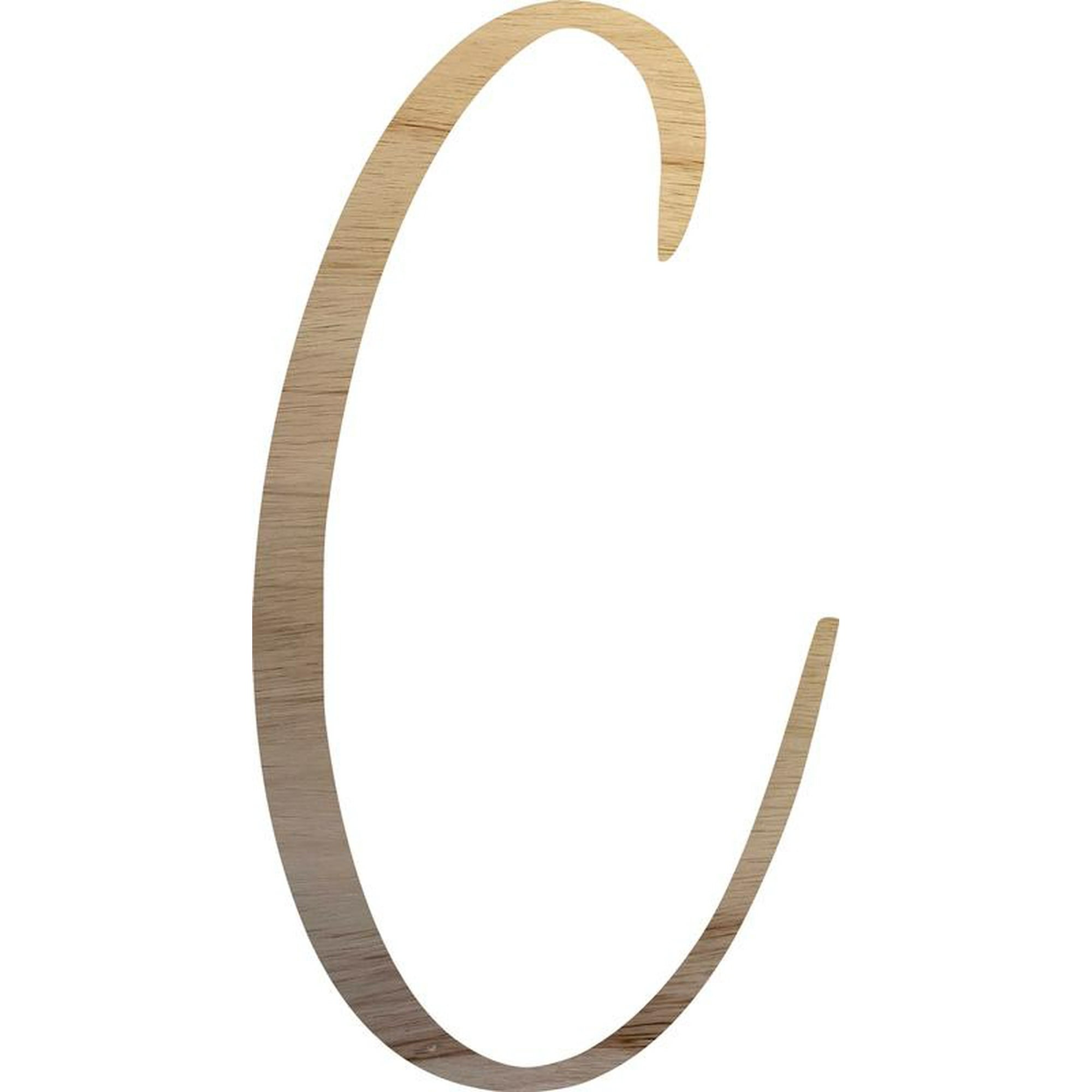Click here for Awesome Life Craft Unpainted Wood Letter C Craft... prices