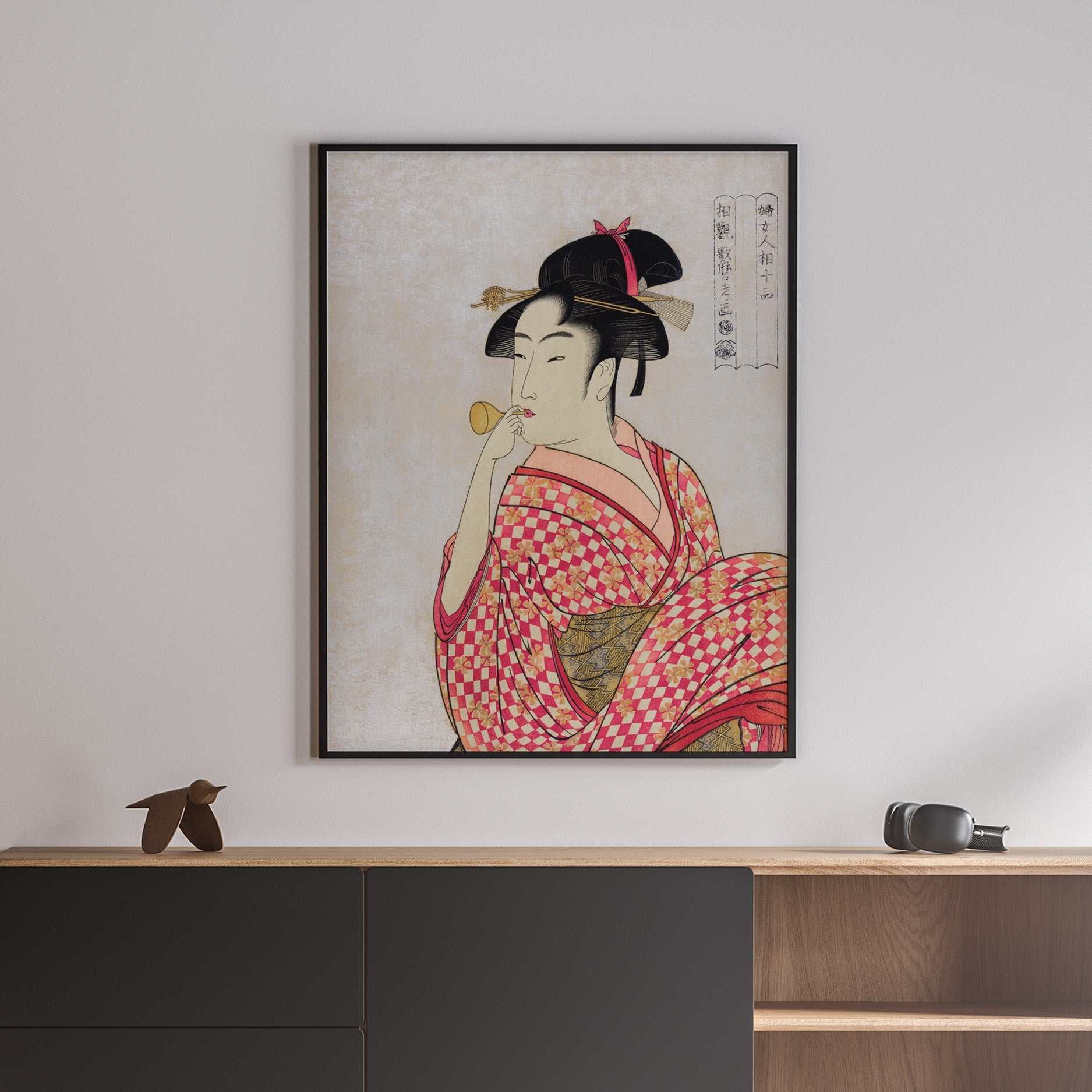 Poppen o Fuku Musume - 1753-1806 | Utamaro Kitagawa | Premium Fine Art Print | 19th Century ...