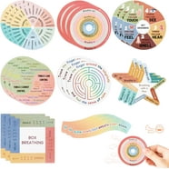 2 Sets Fidget Textured Stickers Calm Stickers Anxiety Sensory Stickers ...