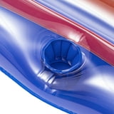 Bluescape Deluxe Lounge, Inflatable Pool Float, Blue, Age 14 & up ...