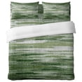 Abstract Minimalist Green Texture King Size Bed Set,Farmhouse Gradient ...