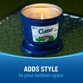 Cutter Outdoor Scented Candle, Citronella and Mint, 17 oz, Blue, Burns ...