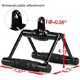 Cable Machine Attachment, Double D Handle & Tricep Rope Cable ...