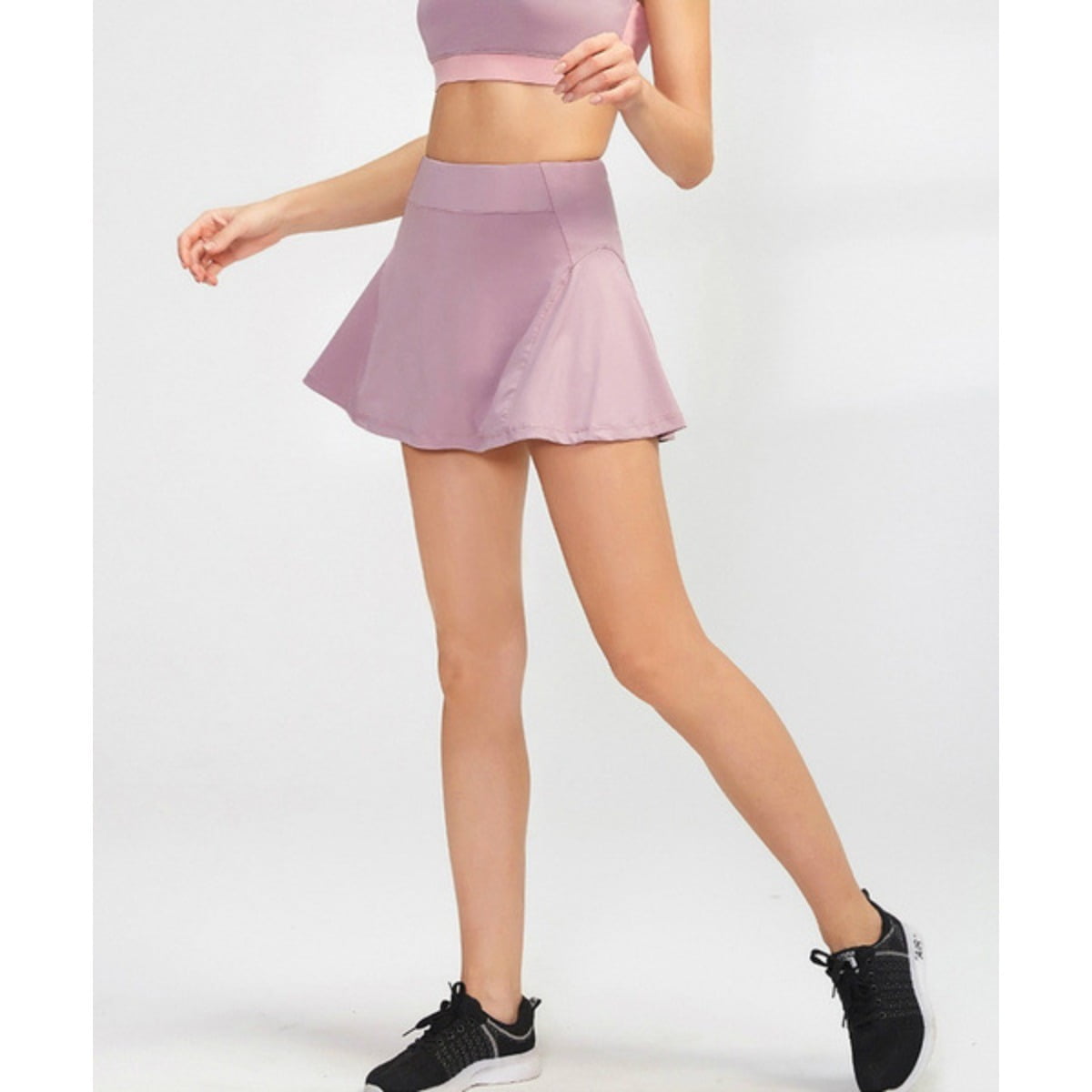 Women's High Waisted Sports Skirt Pants Yoga Running Fitness Tennis ...