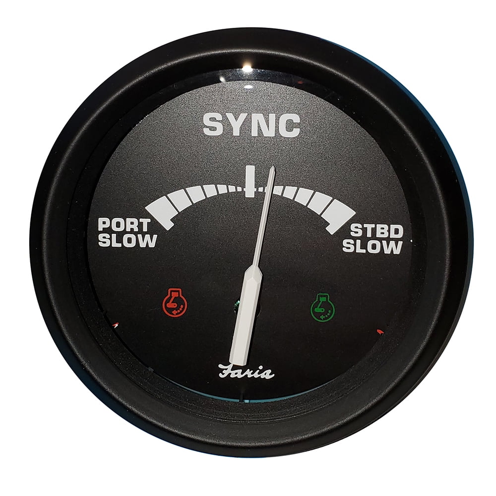 Faria Beede 32807 Faria 4" Gauge Engine Synchronizer F/dual Engines Gas ...