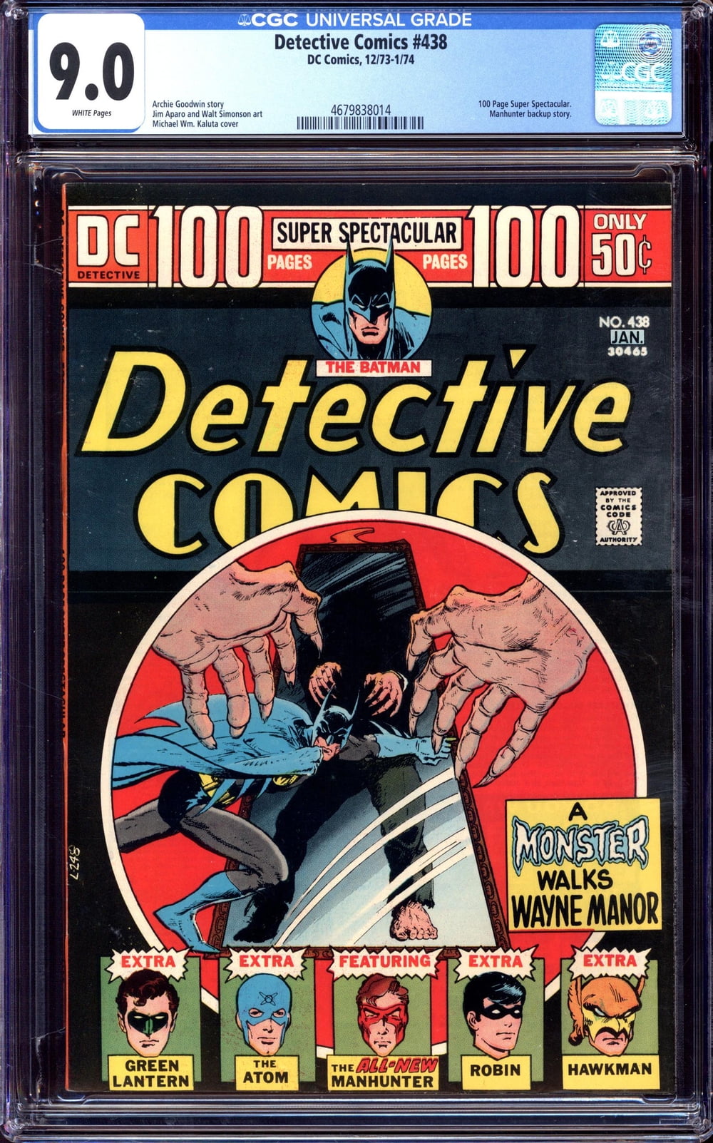 Detective Comics #438 - CGC 9 Comic Book - Walmart.com