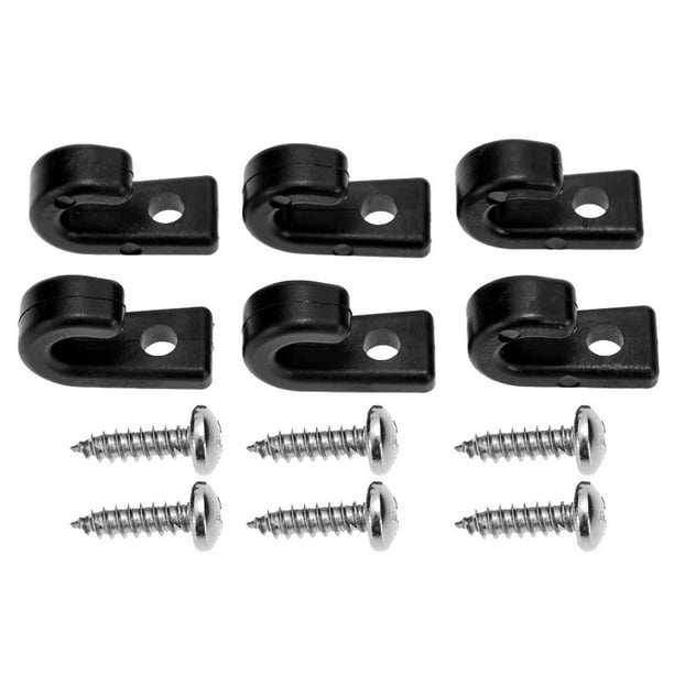 Ganchos en J de nailon de 6 uds para kayaks, canoas o barcos con ...