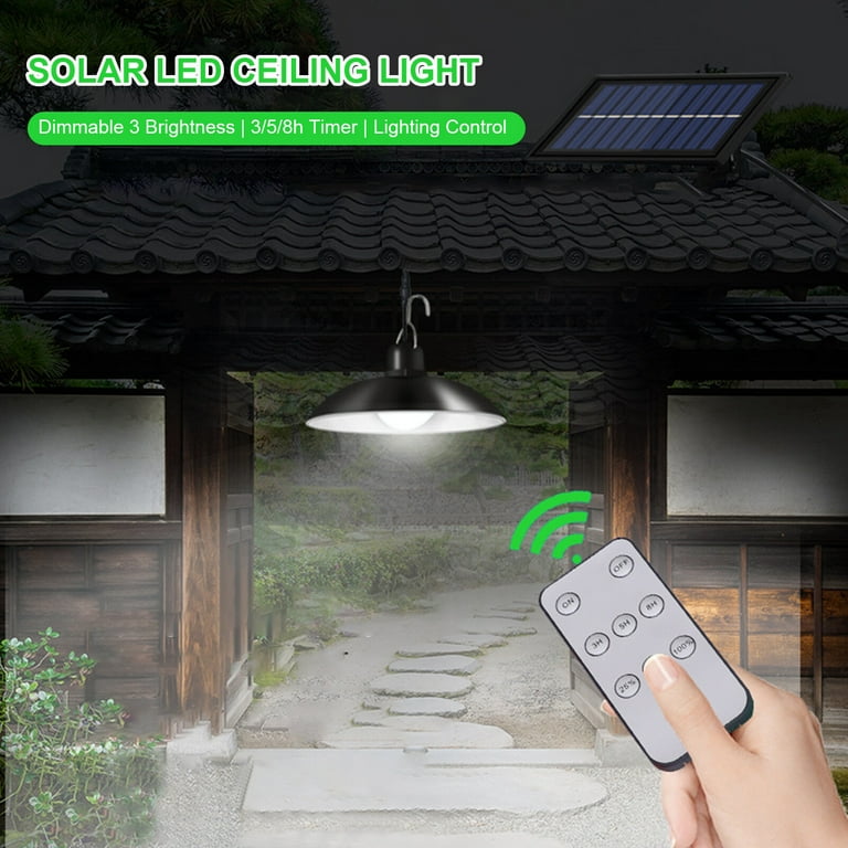House With Solar Outdoor Lighting Timers