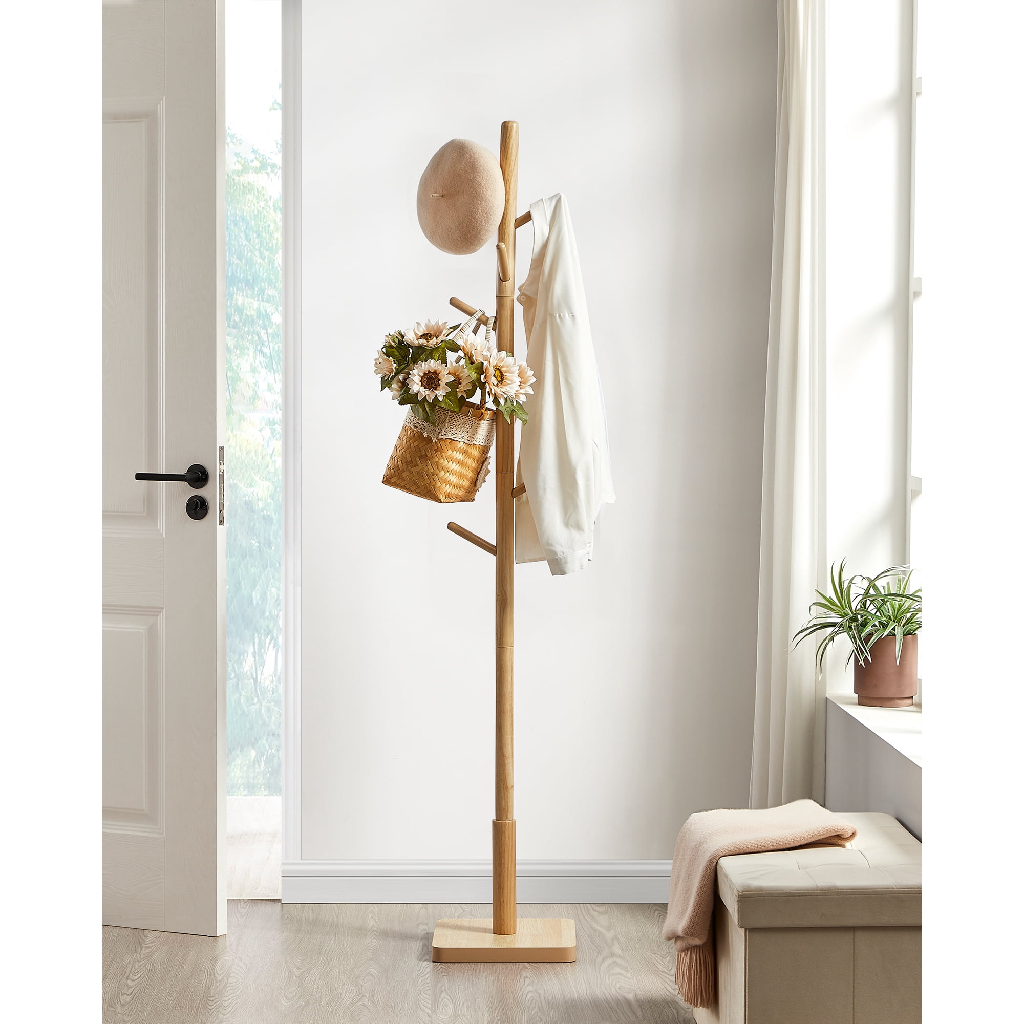 Click here for Generic Solid Wood Coat Rack  Free Standing Hall C... prices