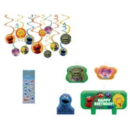 Sesame Street Monster Elmo Characters Multi-color Party Streamers ...