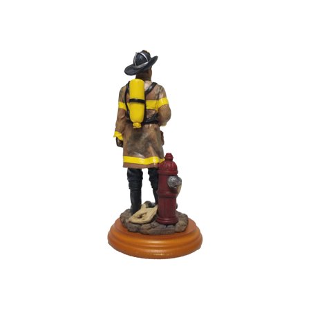 Firefighter Statue A Salute to America's Professionals Fireman Ceramic ...