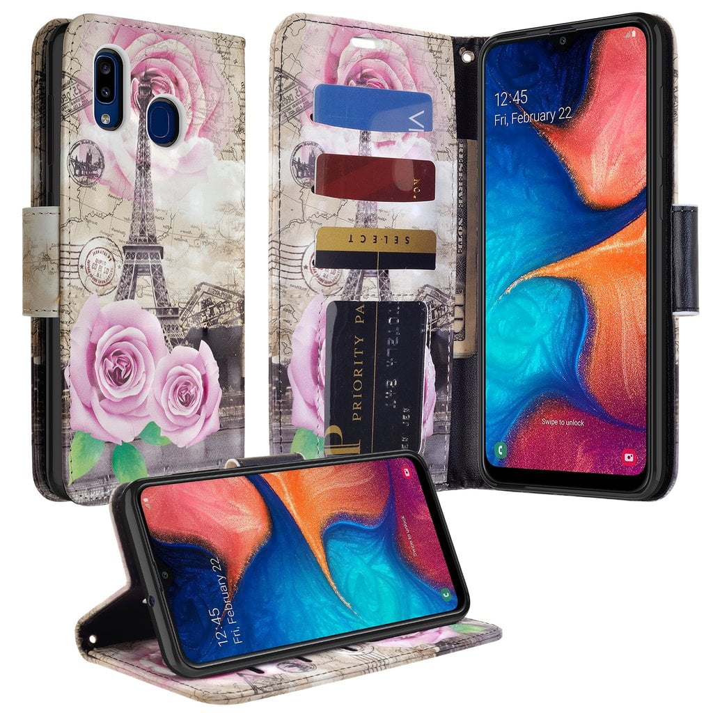 Galaxy Note 10 Case Wallet Leather Flip Pouch Cover Folio [Kickstand ...