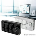 6-Key Programmable Mechanical Keyboard, One-Handed Mini Keypad With ...