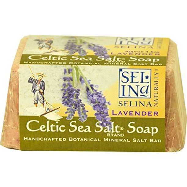 Celtic Sea Salt Lavender Salt Bar Soap, 4.5 Oz - Walmart.com