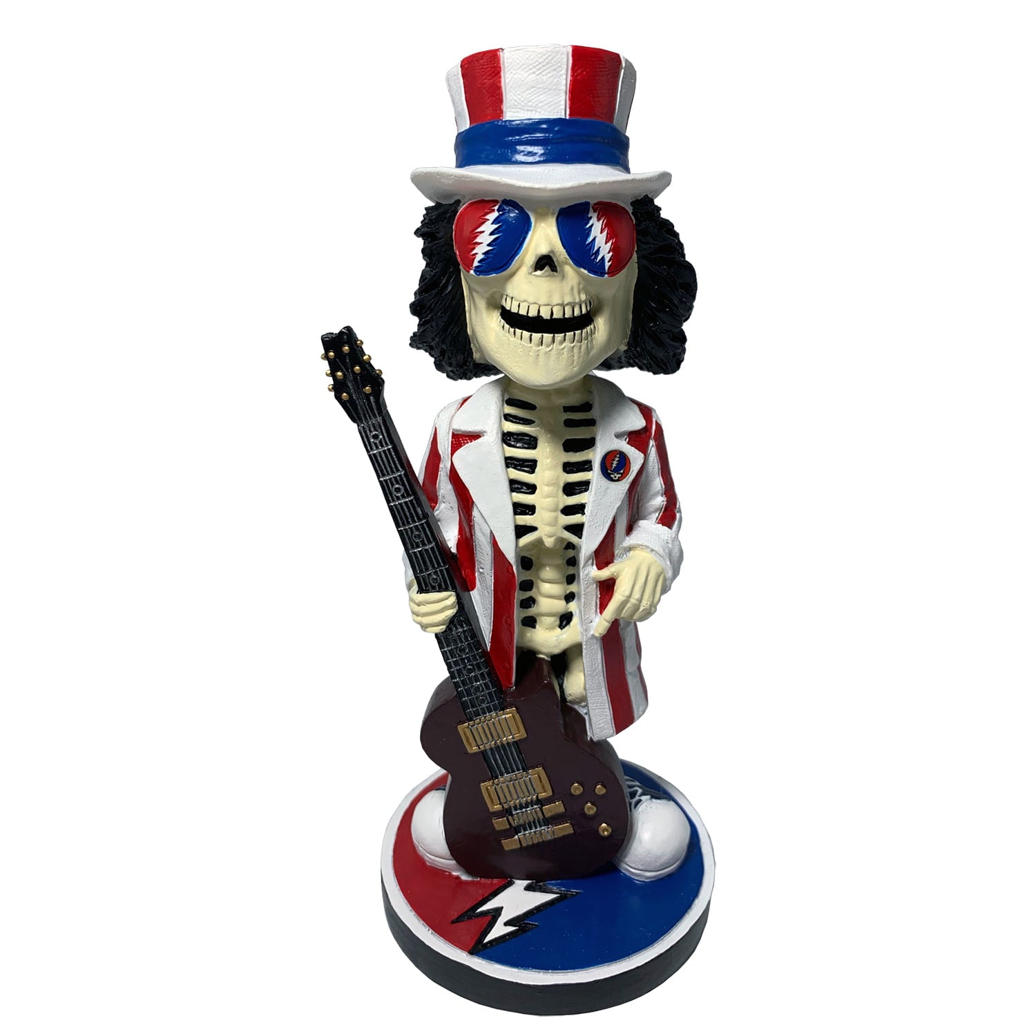 Uncle Sam Grateful Dead Uncle Sam with Guitar Bobblehead - Walmart.com