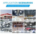 10 Pack 500W UFO LED High Bay Light, 30000lm, 6000K, Shop Industrial ...