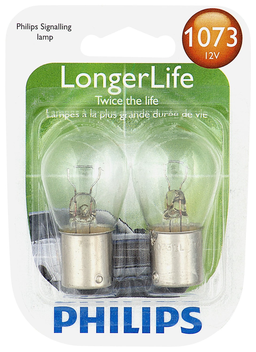 Philips Longerlife Miniature 1073Ll, Clear, Twist Type, Always Change ...