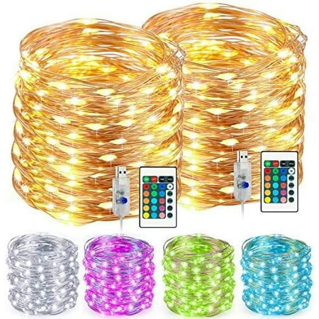 Led String Lights Outdoor Indoor Multi Color Changing Fairy String ...