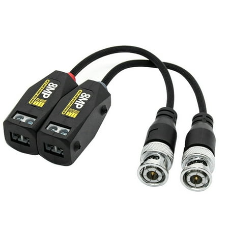 Video Balun Connectors 1080P Passive BNC Male Cable Connectors 8MP for ...