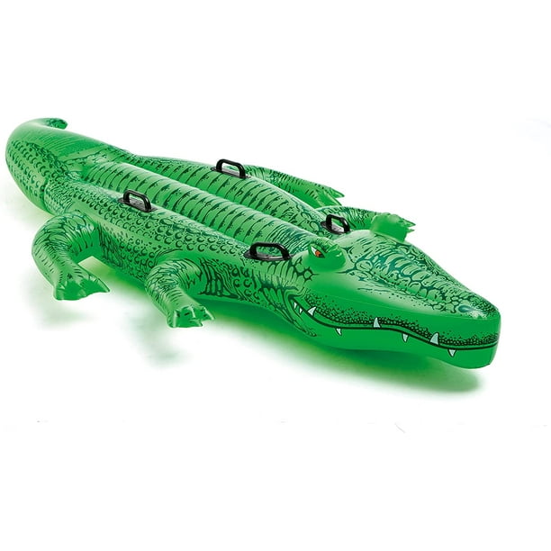 SHAR inflatable crocodile ride, inflatable water floating bed, floating ...