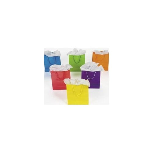 Medium Neon Gift Bags - Party Supplies - 12 Pieces - Walmart.com