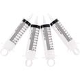 100ml syringe with caps (4-pack) suitable for industrial and scientific ...