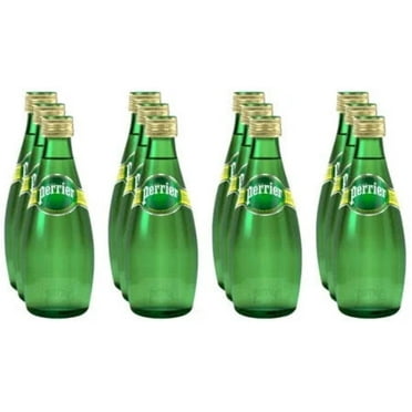 Perrier Sparkling Mineral Water, Bottled, 11.15 FL OZ Glass Case (Bulk 24 count) - Walmart.com