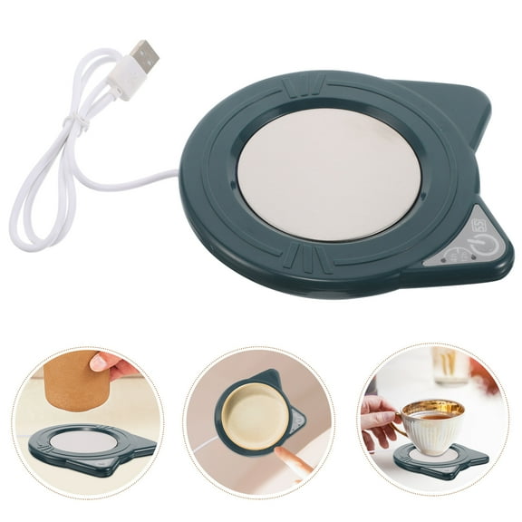 TeqHome Electric Waterproof Touch Heating Cup Mat Warm Pad for Coffee ...