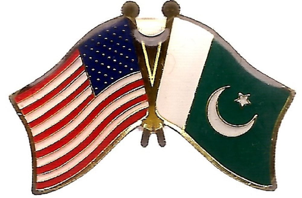 PACK of 3 Pakistan & US Crossed Double Flag Lapel Pins, Pakistani ...
