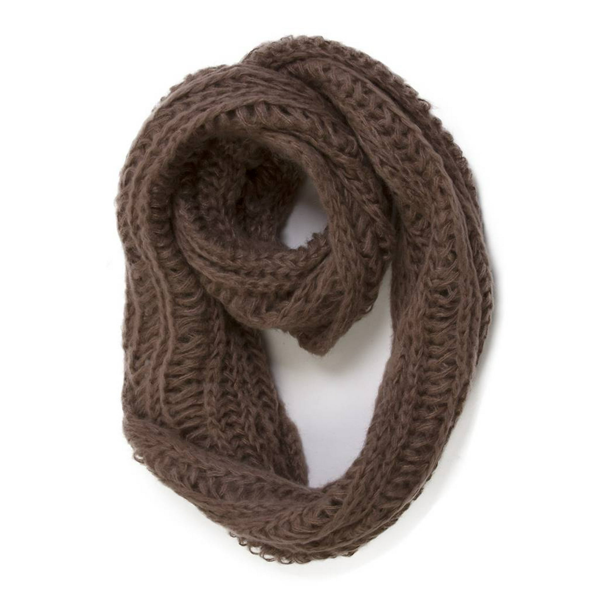 Click here for Copper Chef Womens Acrylic Loop Scarf - Brown prices